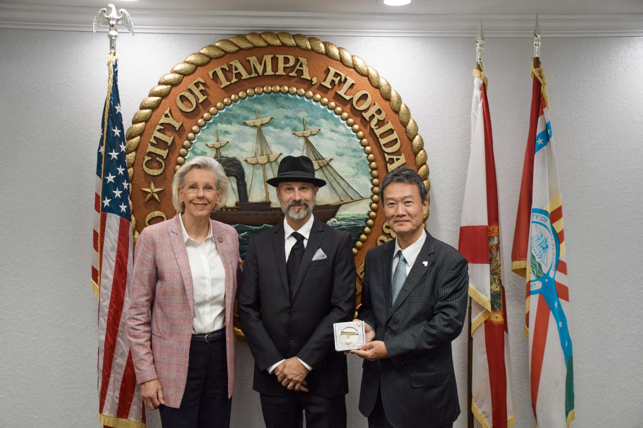 Tampa Sister Cities President Joins Mayor Castor to Welcome the New ...